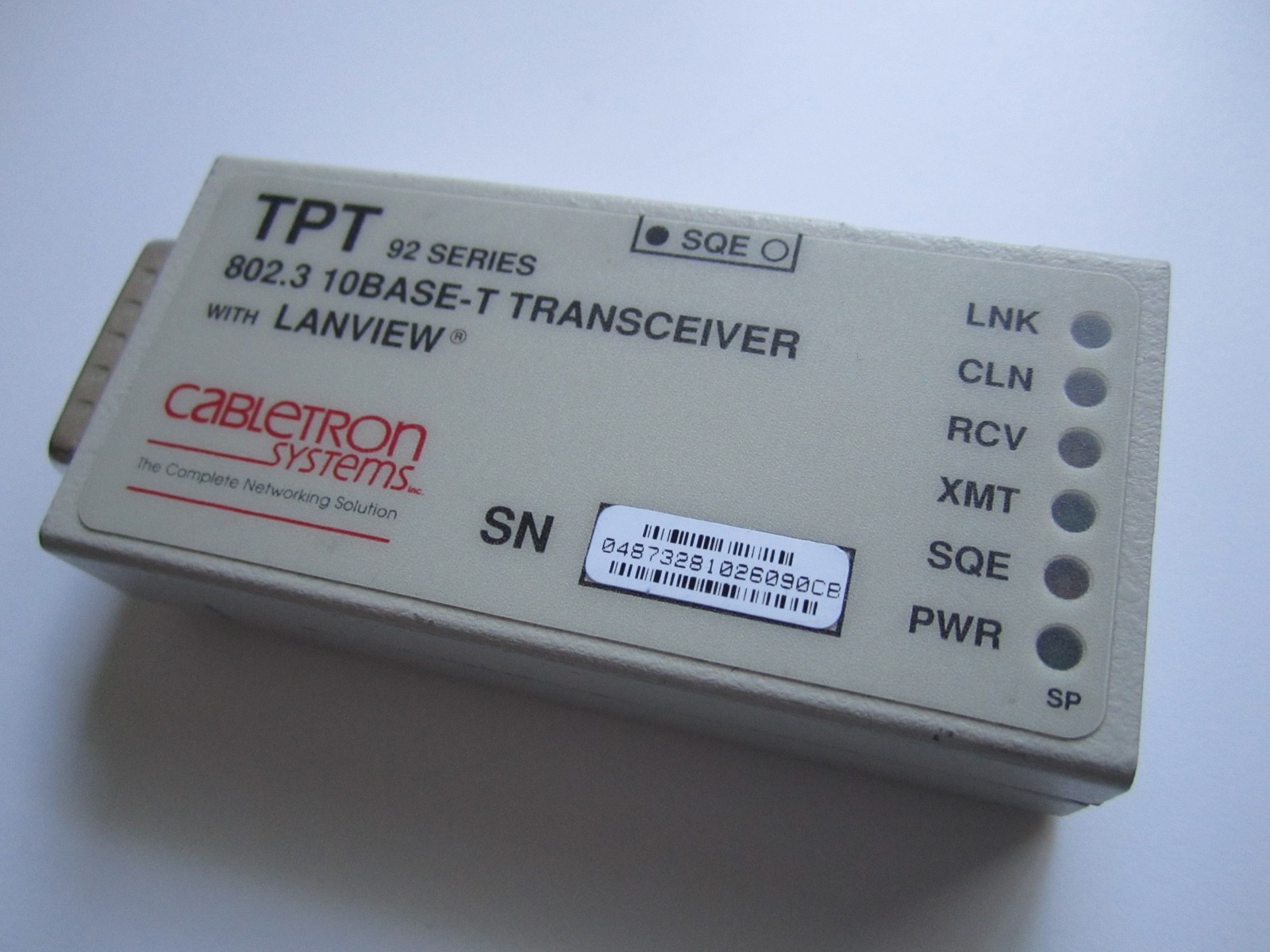 Cabletron Transceiver with Lanview 802-3 10base-T (TPT-92 SERIES) | eBay