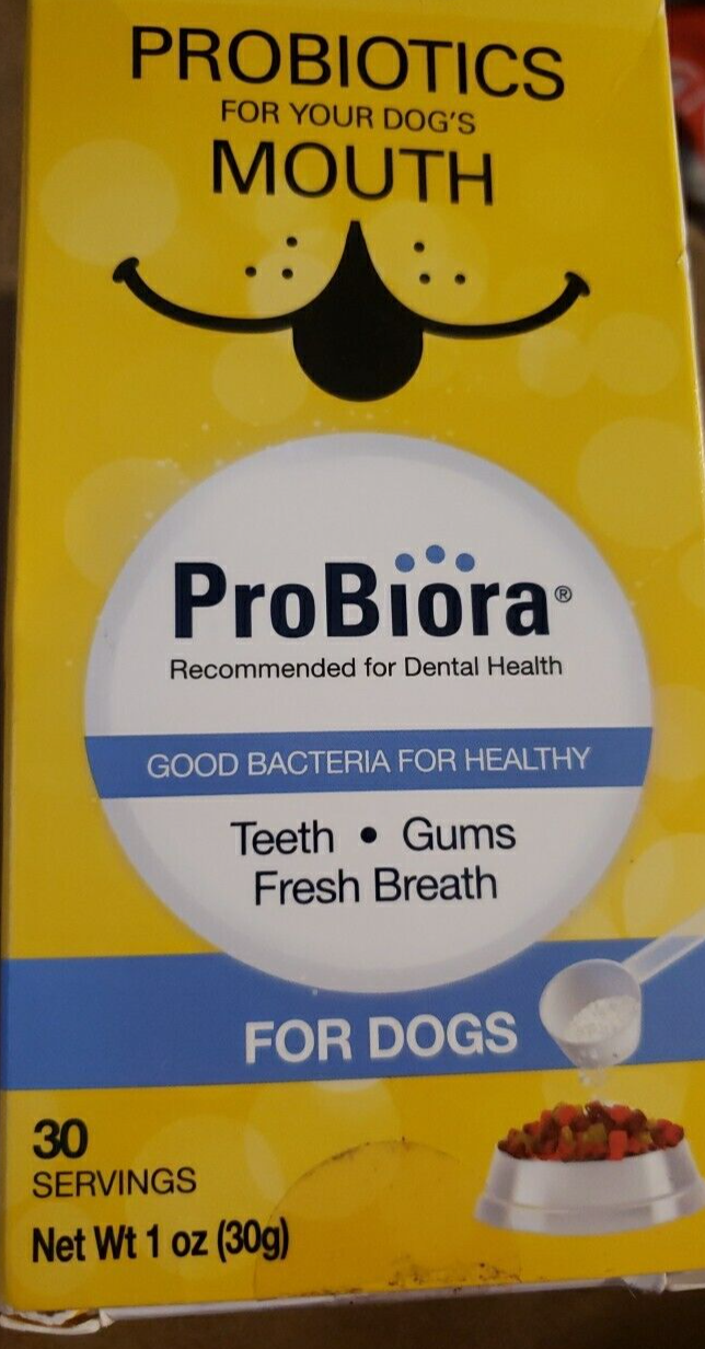 ProBiora Probiotic For Dogs Mouth Dental Health 30 Serving Exp. 09/25 ...