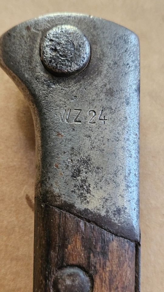 65. Original Polish Army Wz 24 bayonet with steel scabbard | eBay