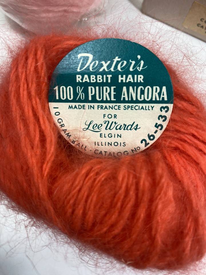 NEW IN BOX 70% Rabbit Angora Wool Yarn Made In FRANCE BOX 8 Balls 10g ...