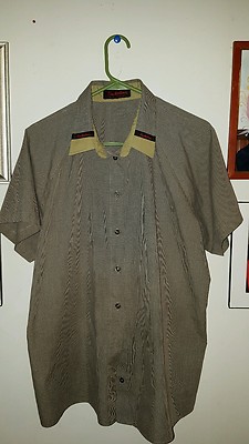 Tim Hortons size 16 employee button down shirt see measurements uniform ...