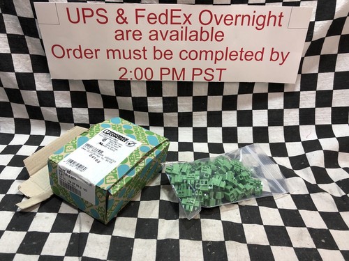 Phoenix Contact TERM BLOCK PLUG 2POS STR 3.81MM, 1827703‎, LOT OF 50 ...