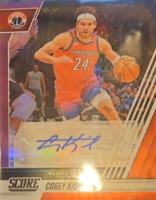 2022 Panini Chronicles Score Premium Signatures#18 Corey Kispert ...