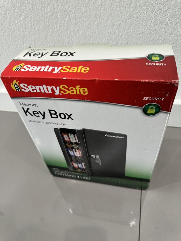 SENTRY SAFE 50 Key Storage Cabinet Lock Box Safe Organizer Holder Wall ...