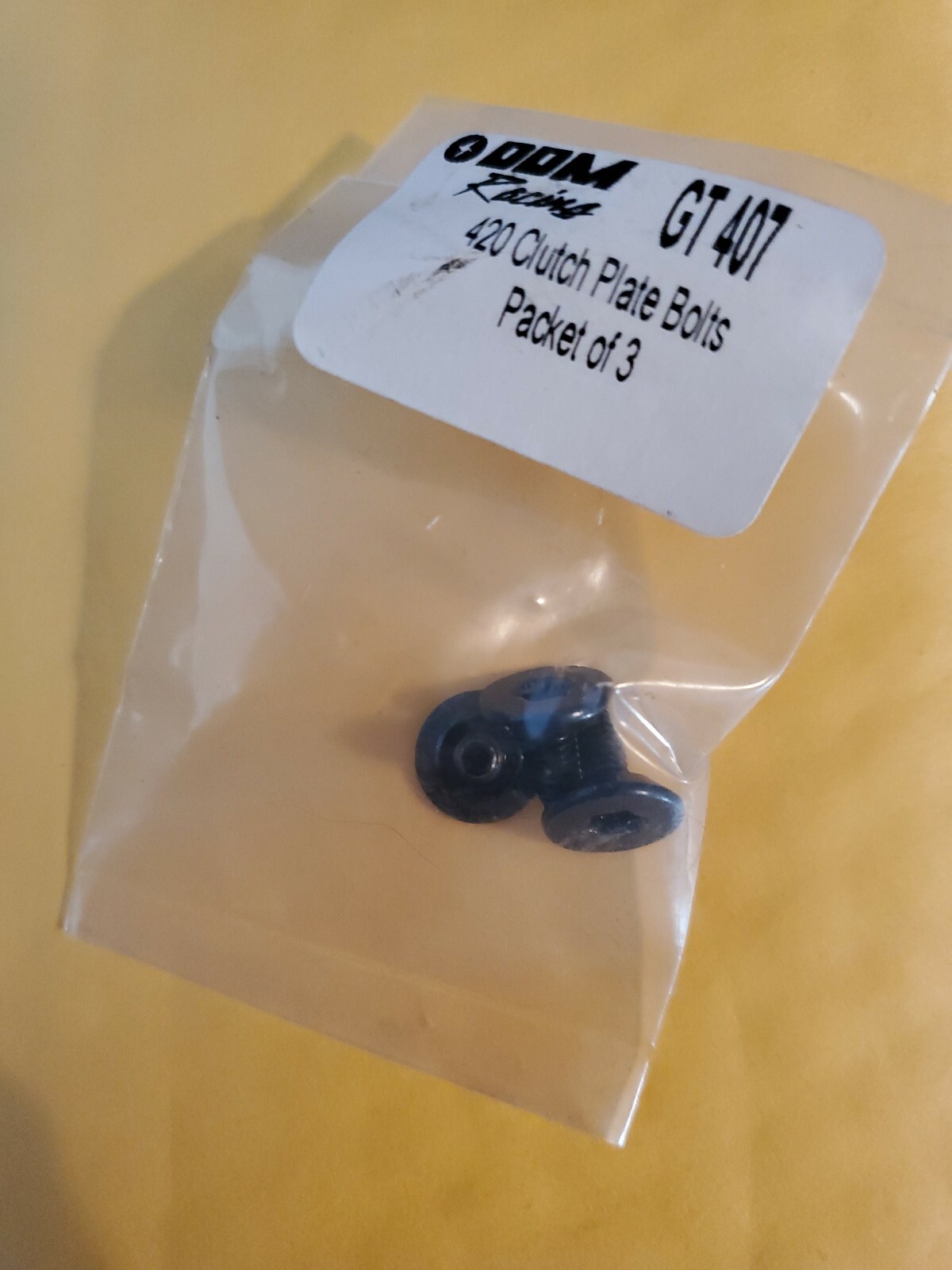 Go Ped Parts DDM GT420 CLUTCH PLATE BOLTS PACKET OF 3 TRAIL RIPPER ...