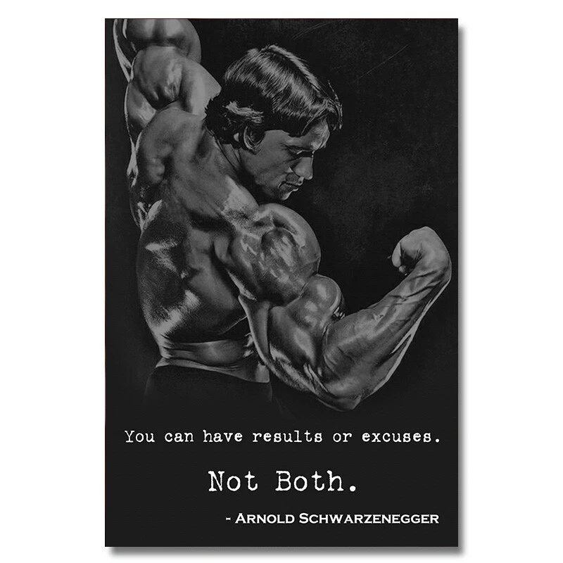 Arnold Schwarzenegger Bodybuilding Poster