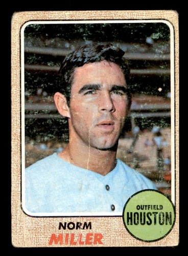 1968 Topps Baseball #161 Norm Miller PR *e1 | eBay