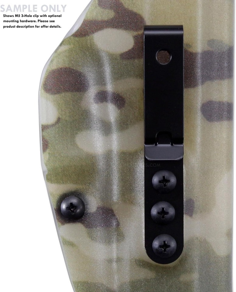 Metal Belt Clips - Model 5 - Holster Belt Clips - (w/Multiple Engraving ...