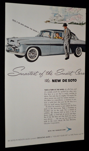 1955 DESOTO FIREFLITE ORIGINAL VINTAGE ADVERTISEMENT PRINT AD-55 | eBay