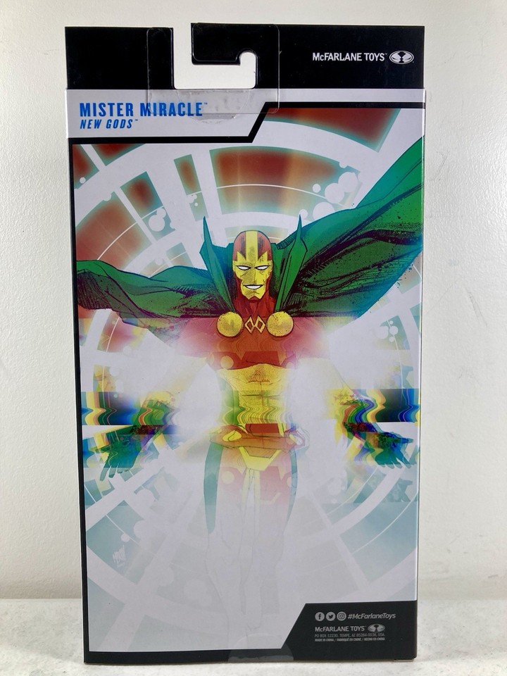 DC Multiverse New Gods MISTER MIRACLE 7” Action Figure McFarlane Gold ...