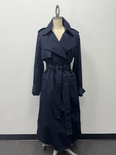 Brand New With Tags COS Navy Trench Coat US Size 10 | eBay