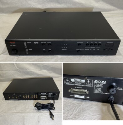 ADCOM GDD-1 DIGITAL DECODER ADAPTER - WITH REMOTE - SERVICED - CLEANED ...