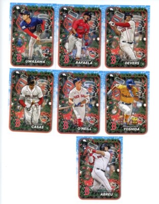 2024 TOPPS HOLIDAY BOSTON RED SOX TEAM SET CEDDANNE RAFAELA RC | eBay