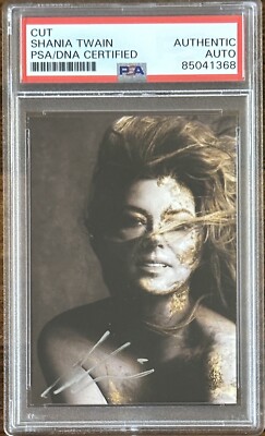 Shania Twain SIGNED AUTOGRAPHED Sexy Headshot Picture Photograph PSA ...