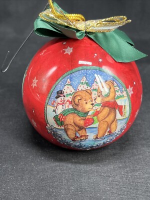 Matrix Industries LTD Teddy Bears Winter Skating Christmas Tree ...