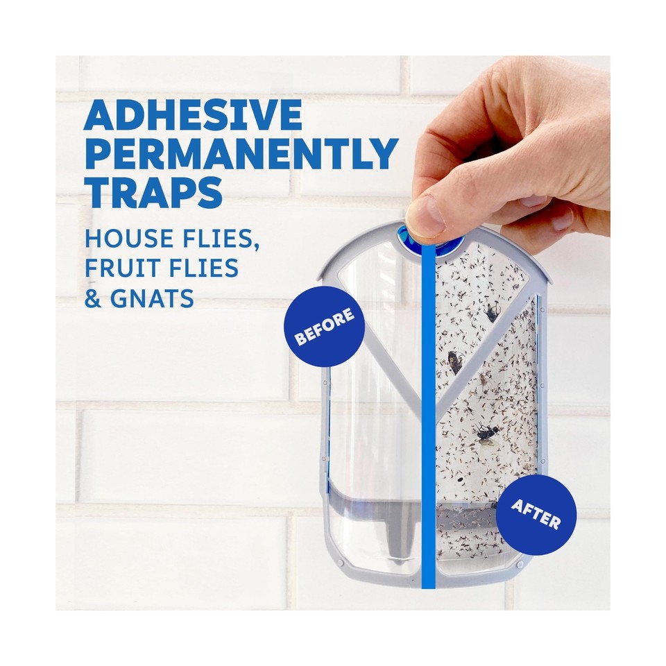 Zevo Flying Insect Trap Refill Cartridges, Fly Trap, Fruit Fly Trap (4 ...