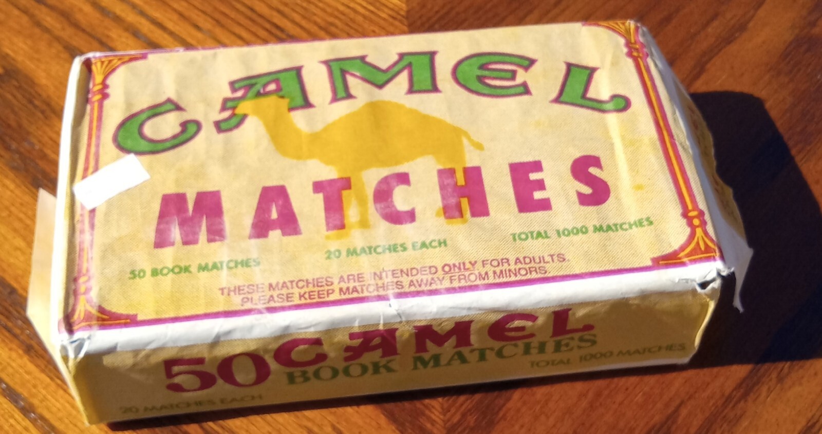Vintage Advertising 50 Camel Book Matches Matchbook Box | eBay