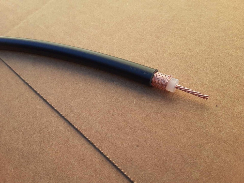 RG-8/U Real Copper Coax Cable 330ft | eBay