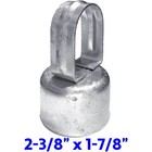 Pressed Steel Chain Link Fence Loop Cap Eye Top | eBay