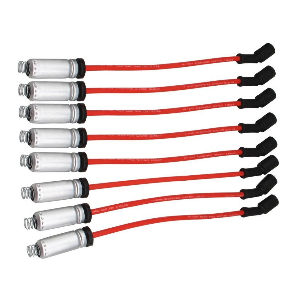 8 Pack D581 Ignition Coil + Spark Plug W/ Wire Set For Chevy GMC 4.8L 5 ...