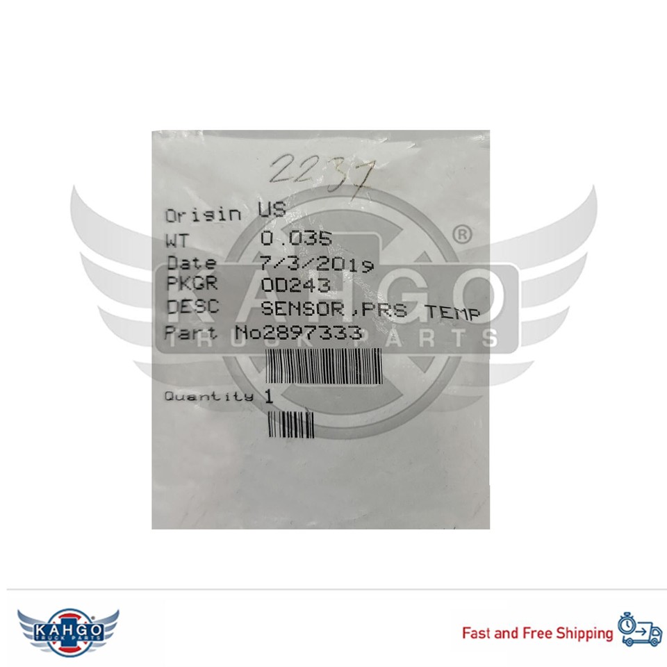 New OEM GENUINE CUMMINS SENSOR, PRS TEMPERATURE 2897333 5698455 | eBay