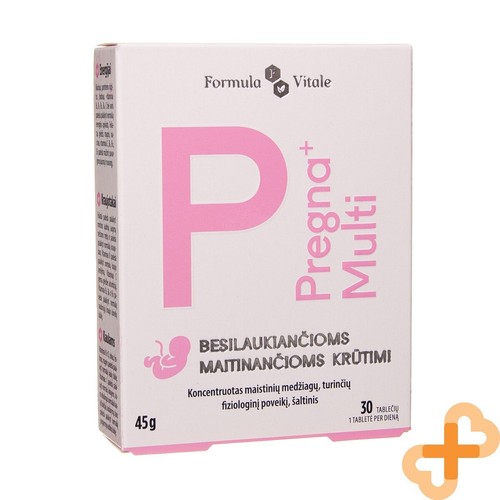 FORMULA VITALE Pregna + Multi 30 Comprimés Enceinte Allaitement Femme ...