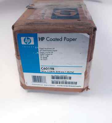HP C6019B Coated Paper 24" x 150 ft. Roll Large Format Printer | eBay