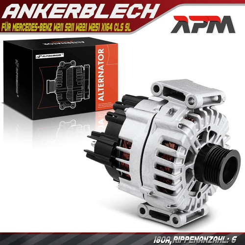 Lichtmaschine Generator 180A 12V für Mercedes-Benz W211 S211 W221 W251 ...