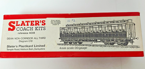 Slaters Coach Kit 4C08 Dean Non Corridor all 3rd Diagram C10 4mm OO ...