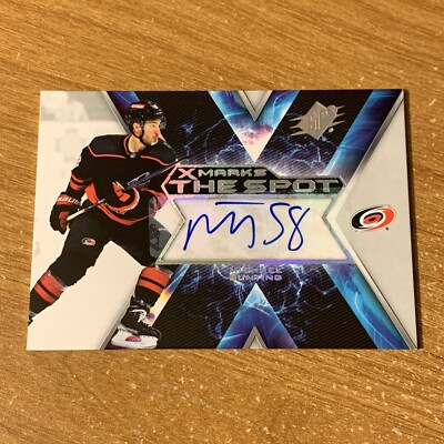 2023-24 SPx X Marks the Spot Autographs Michael Bunting Carolina ...