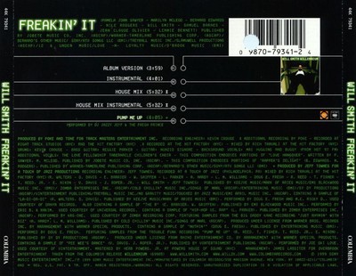 WILL SMITH FREAKIN' IT NEW CD 98707934124| eBay