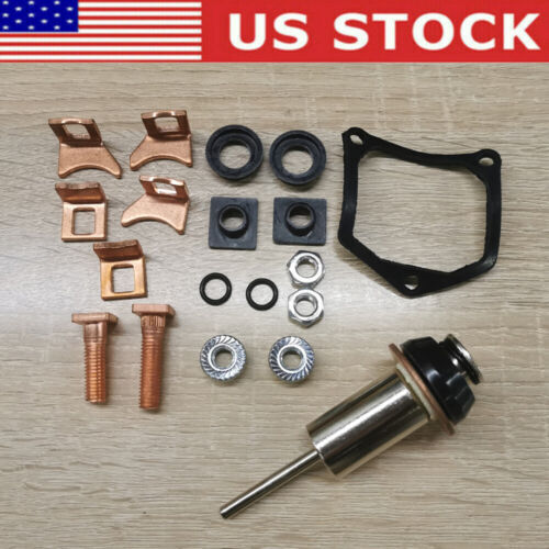 Starter Solenoid Repair Rebuild Kit Plunger Contacts Set For Toyota For ...