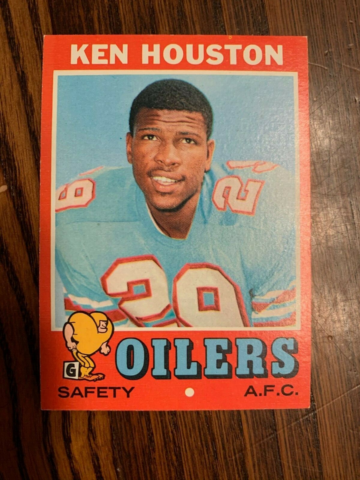 1971 TOPPS #113 KEN HOUSTON HOUSTON OILERS VINTAGE FOOTBALL CARD NM | eBay