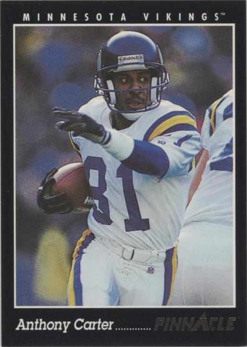 1993 Pinnacle Anthony Carter #74 for sale | eBay