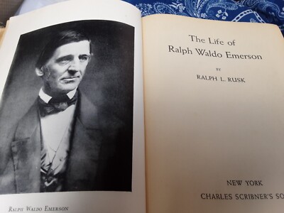 The LIfe of Ralph Waldo Emerson by Ralph L. Rusk HB 1949 | eBay