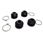 4 Poly Track Rod End Boots WIth Stainless Steel Spring Clips For ...