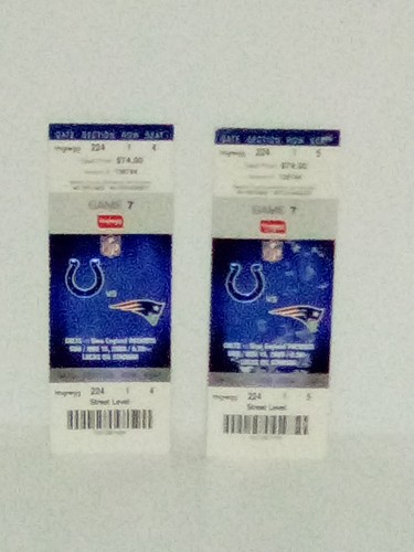 11/15/2009 INDIANAPOLIS COLTS PATRIOTS 4th & 2 BRAY, MANNING / 2 ...