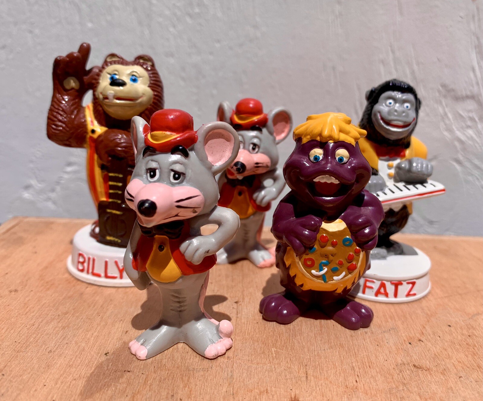 1980s Showbiz Pizza FATZ GERONIMO BILLY BOB | Grelly USA