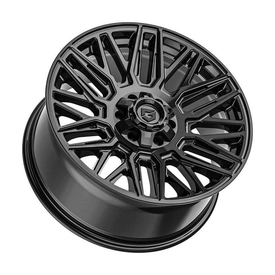 22" Gear Off Road 770B Gloss Black 22x12 Wheel 8x180 Rim -44mm For ...