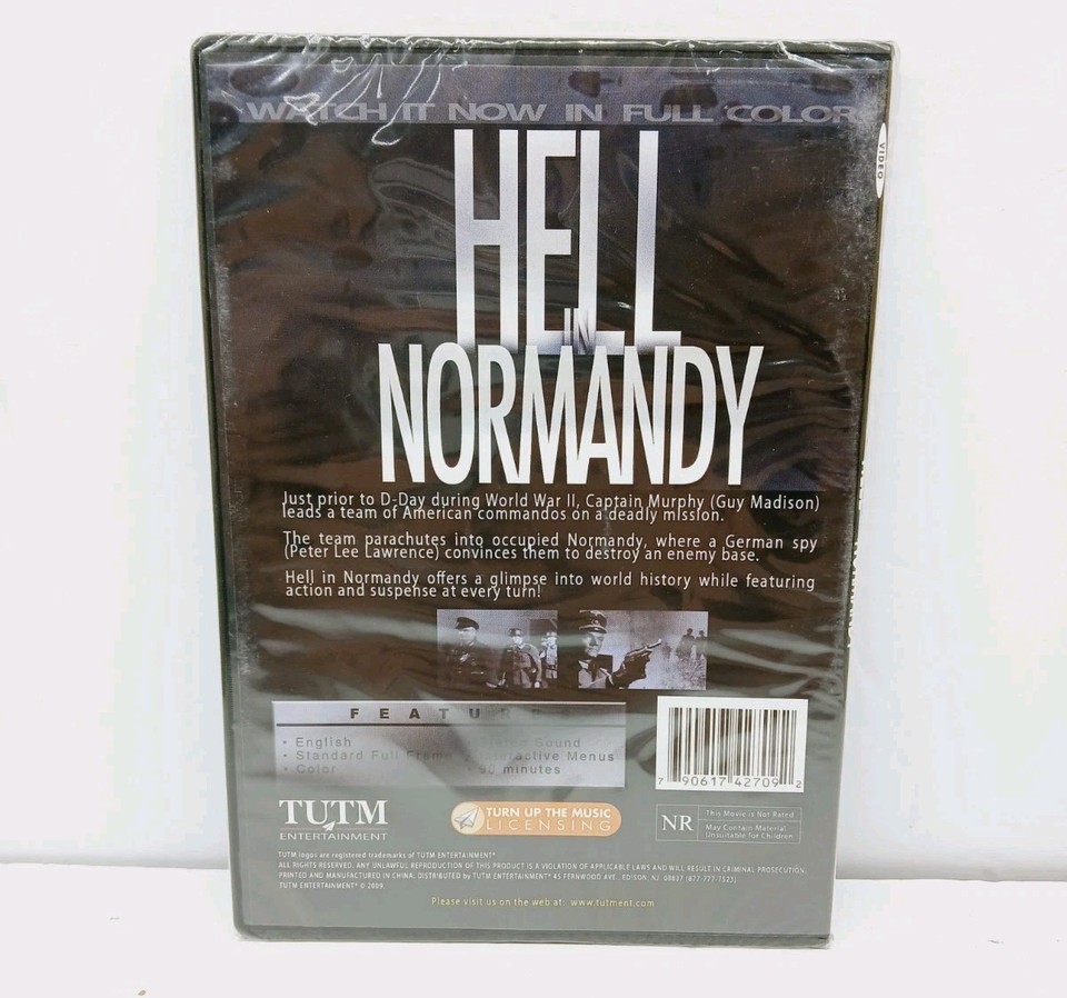 Hell Normandy (DVD) Guy Madison World War 2 Film (New Sealed) | eBay