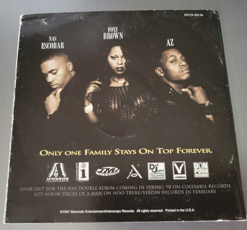 1997 THE FIRM THE ALBUM NAS Foxy Brown AZ Cormega Mafioso Rap Hip Hop ...