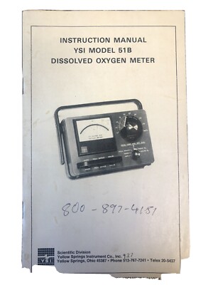 Analytical Instruments - Ysi Model
