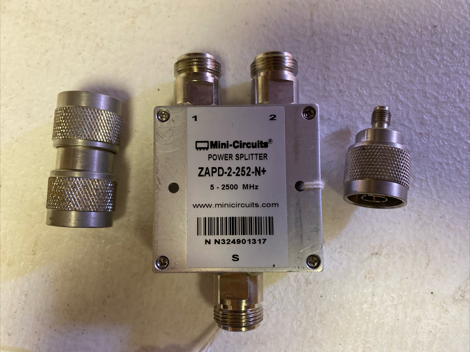 Mini-Circuits 2-Way Type N 5-2500 MHz Splitter/Combiner ZAPD-2-252-N ...