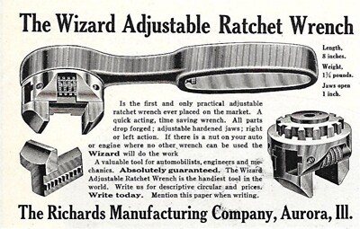 Wizard Ratchet Wrench - See Description | eBay