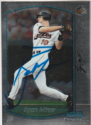 2000 Bowman Chrome #310 Ryan Minor IP autograph signed card | eBay