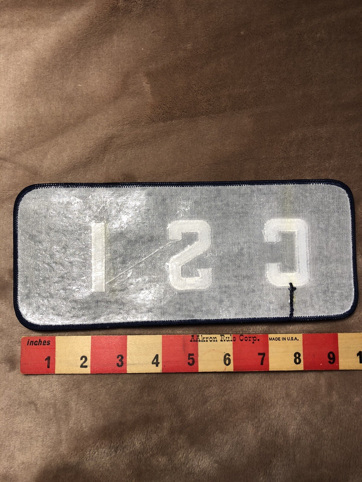 Large CSI PATCH (Back Of Jacket Size 10” X 4”) Crime Scene ...
