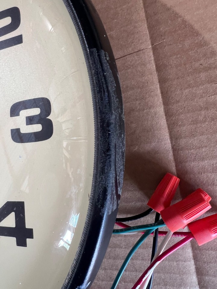 Vintage Simplex Model 804-053 D Type 923IDD Industrial Or School Slave Clock | eBay