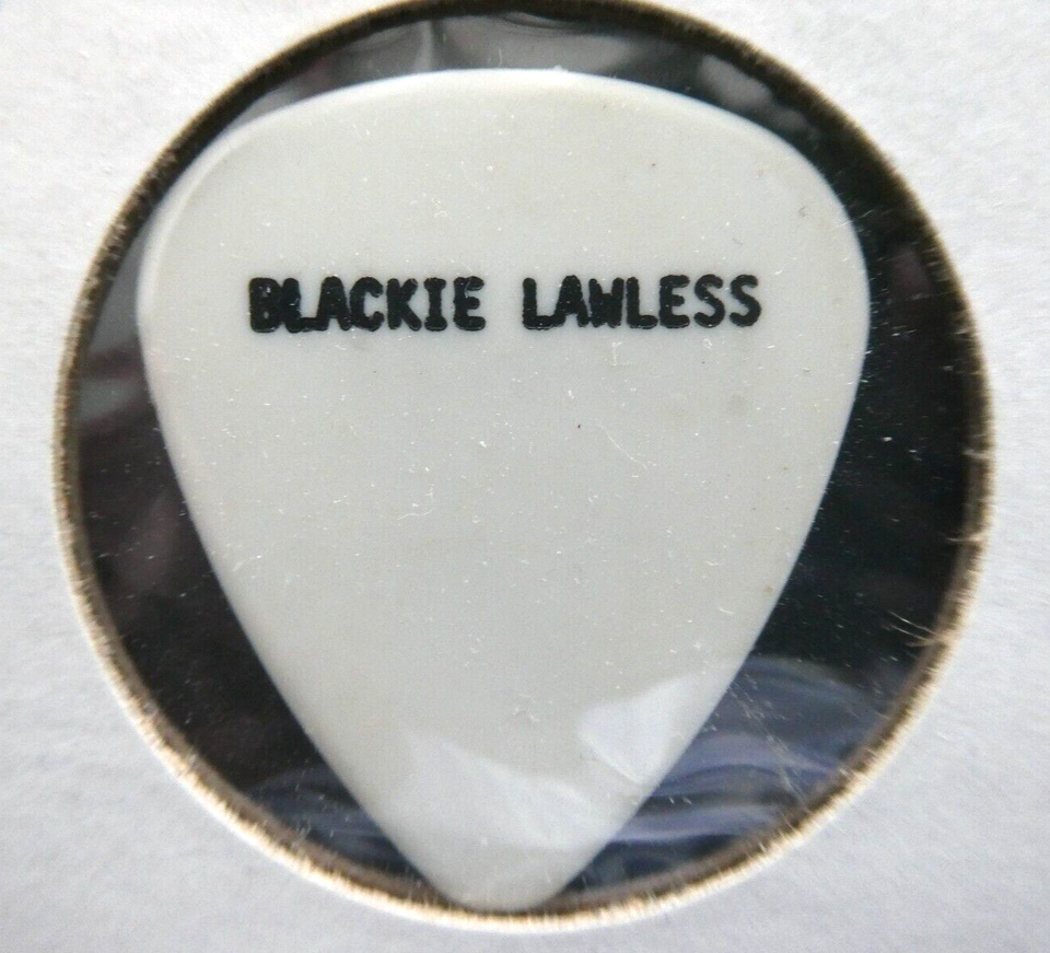 WASP Blackie Lawless GUITAR PICK 1986 Inside The Electric Circus Tour RARE!! | eBay