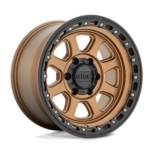 KMC KM548 CHASE 20X9 5x127 0 71.50 MATTE BRONZE W/ BLACK LIP Wheel/Rim ...