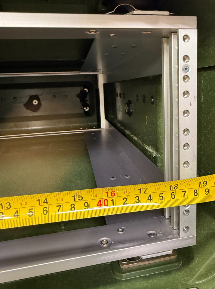 ECS Server Rack Rackmount 35x23x11.5" W/ 4U Frame Waterproof Storage ...